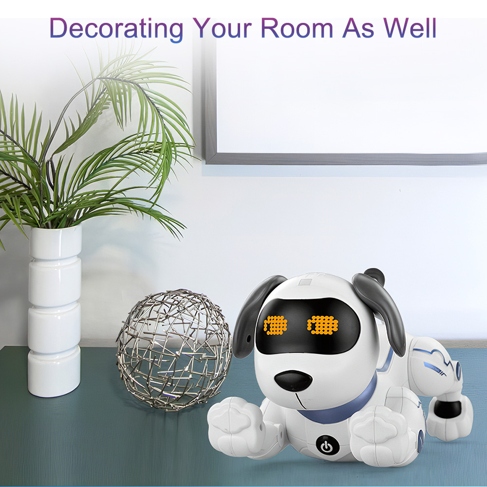 LE NENG TOYS K16A Electronic Pets Robot Dog Stunt Dog Voice Command ...