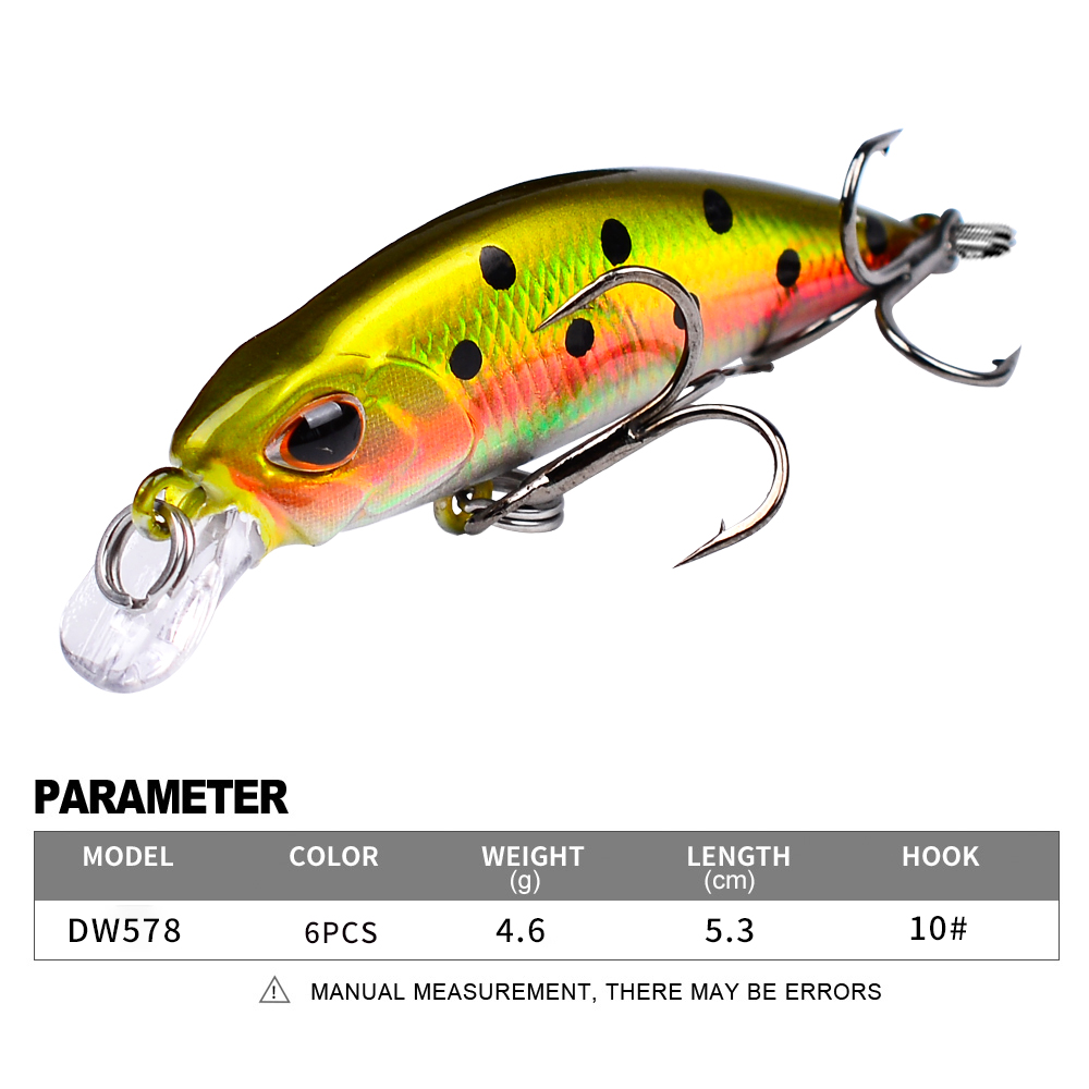 Proberos far cast sinking water Mino Luya bait 4.6g/5.5cm hard bait cocked mouth bionic bait 魚餌 ...