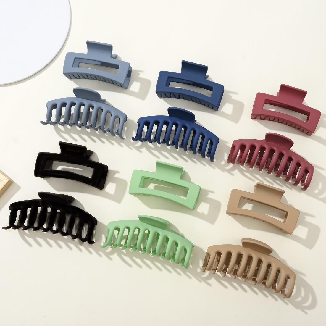 2 Pieces Keel Square Hair Clip Combination Hair Accessories Hair Clip ...