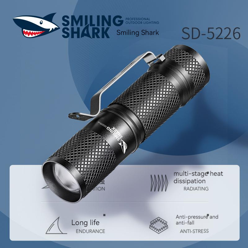 Smiling Shark SD5226 Led Torch Light Mini Flashlight Super Bright ...