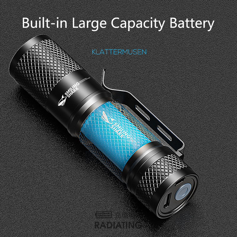 Smiling Shark SD5226 Led Torch Light Mini Flashlight Super Bright ...