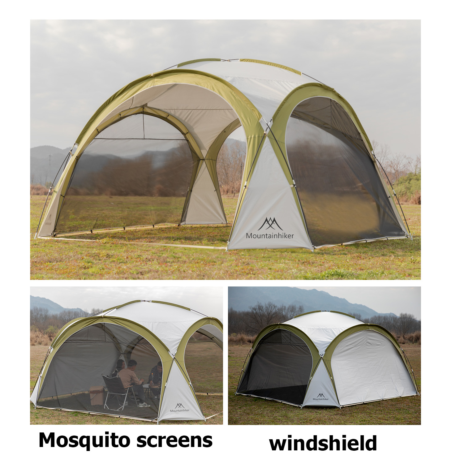 ⚡️Ready stock⚡️ MOUNTAINHIKER Dome Tent Outdoor Portable Tent Shelter ...