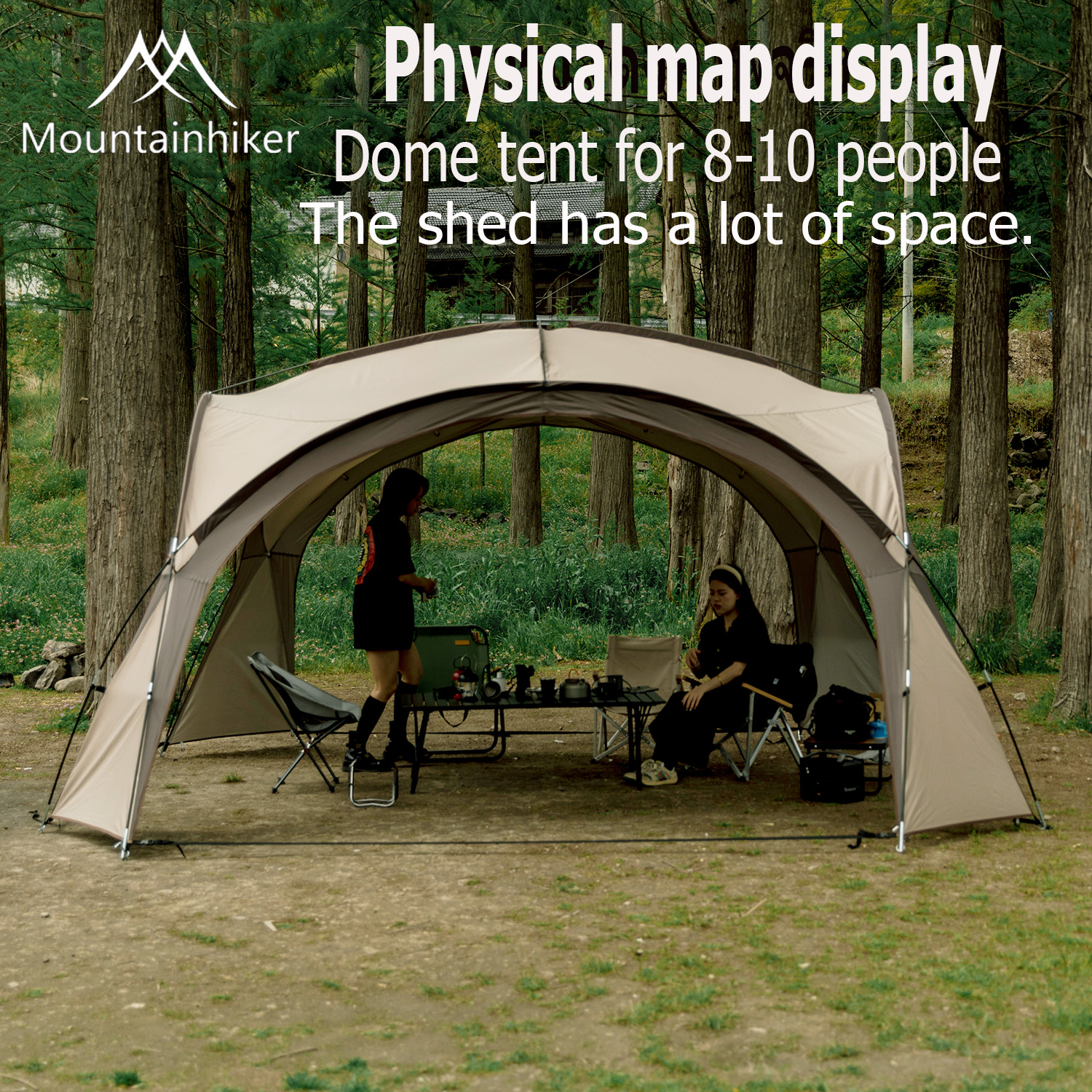 ⚡️Ready stock⚡️ MOUNTAINHIKER Dome Tent Outdoor Portable Tent Shelter ...