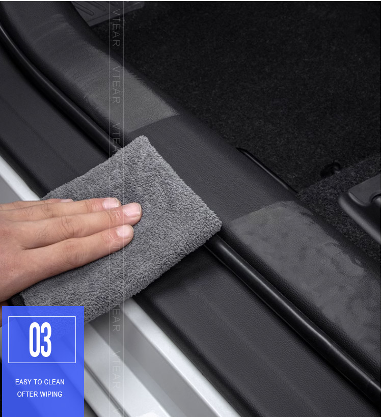 4pcs For Toyota Corolla Cross Car Door Sill Scuff Protector Sticker PU ...