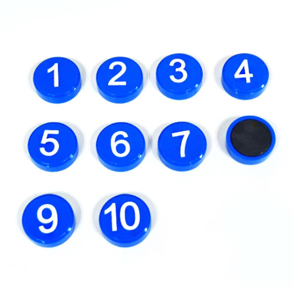 1-10 Arabic Number Round Fridge Magnets Refrigerator Whiteboard Map ...