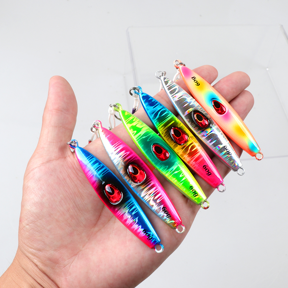 Fishing Jig Lure 20g/30g/40g/60g Deep Sea Fishing Lure Slow Jigging ...