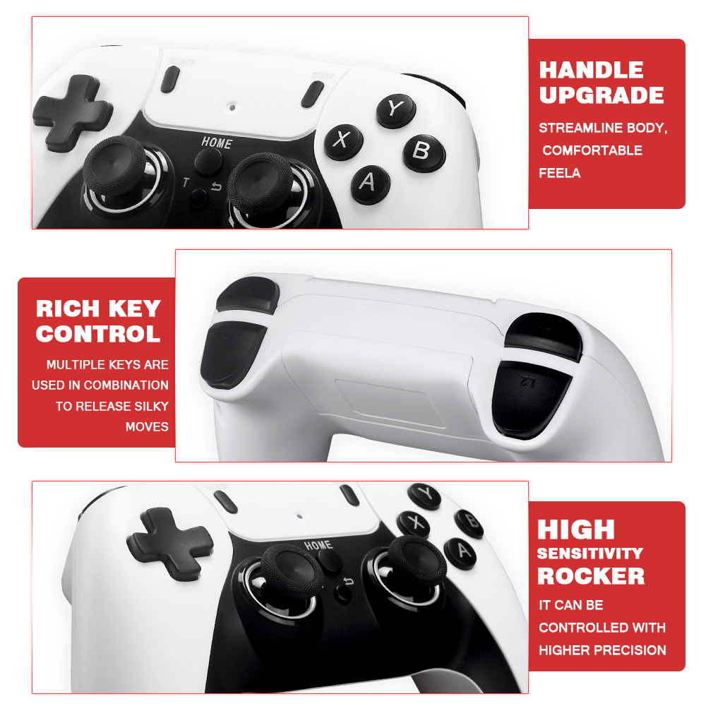 P5 PRO Video Game Console 2.4G Double Wireless Controller Game Stick 4K ...
