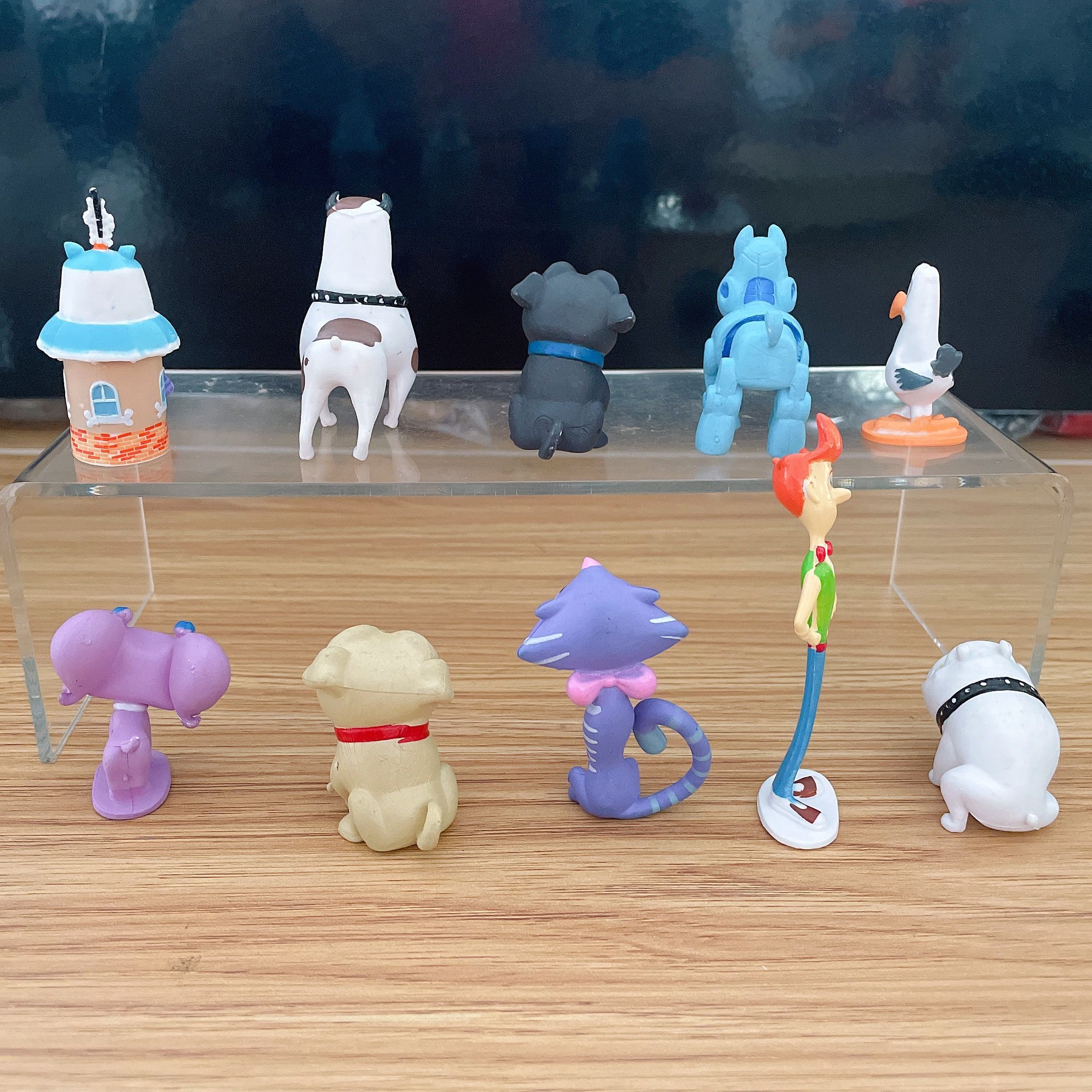 10Pcs 3-7cm Puppy Dog Pals Bingo Rolly Bob Dog and Friends Cute Mini ...