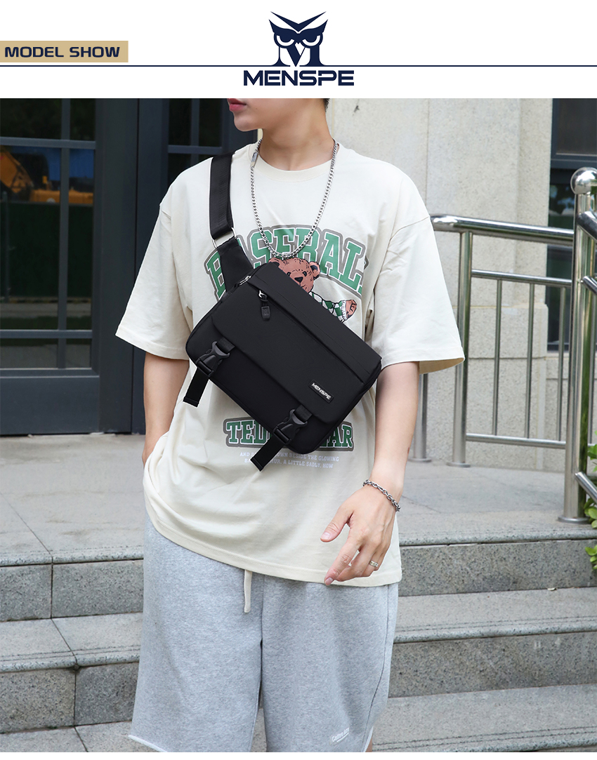 MENSPE Crossbody Bag Men Sling Bag for Man Class Waterproof Cross Body ...