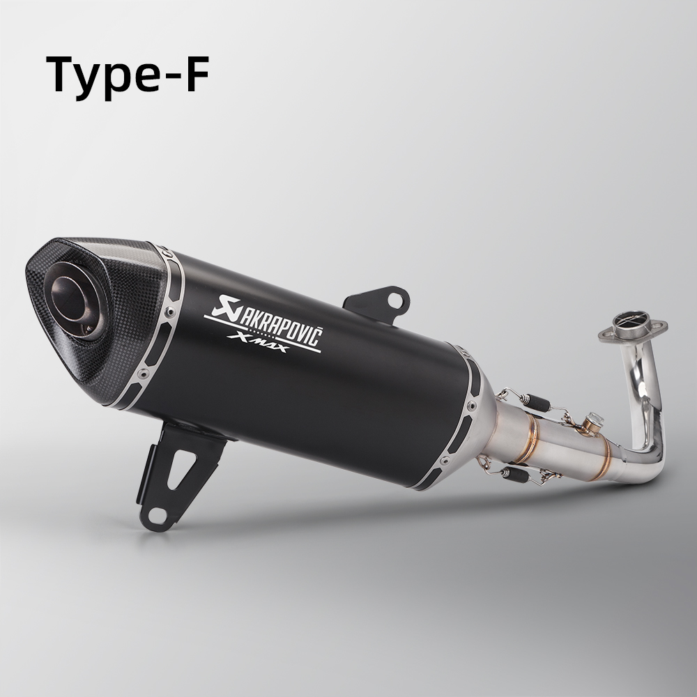 For XMAX250 xmax 2017-2023 Akrapovic Motorcycle Exhaust Escape Moto ...