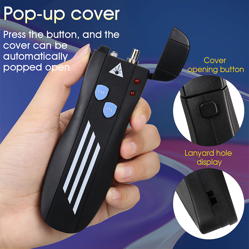 Rechargeable/dry battery COMPTYCO MINI visual fault locator optical ...