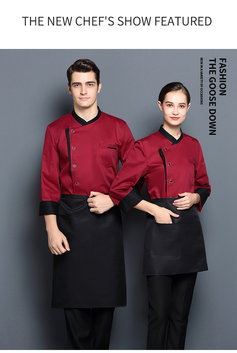 🔥🇲🇾MALAYSIA READY STOCK🔥Chef Uniform Baju Shirt Jacket Hotel Chef ...