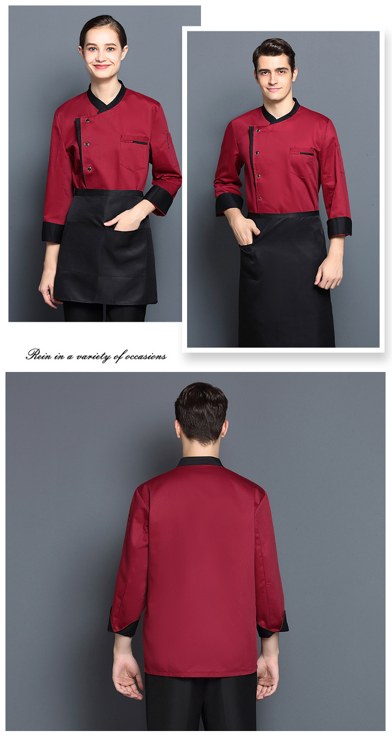 🔥🇲🇾MALAYSIA READY STOCK🔥Chef Uniform Baju Shirt Jacket Hotel Chef ...