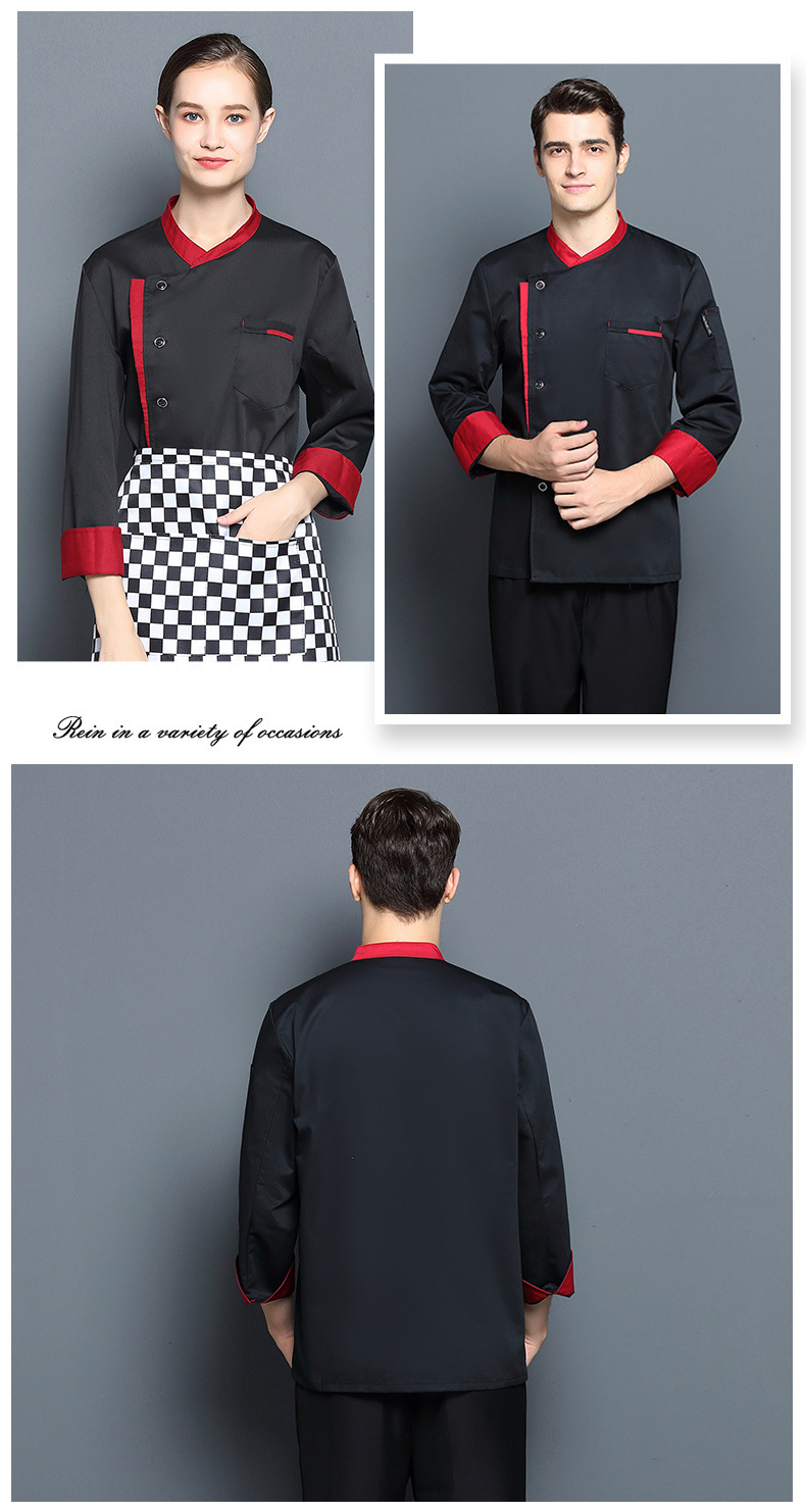 🔥🇲🇾MALAYSIA READY STOCK🔥Chef Uniform Baju Shirt Jacket Hotel Chef ...