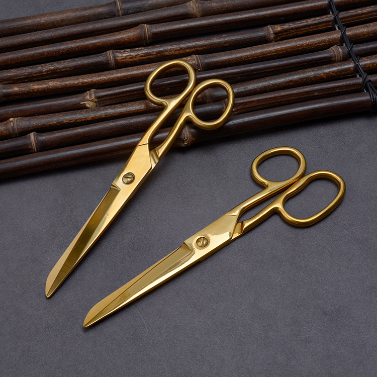 Golden Scissors Company Opening Ribbon Cutting Scissors Office Scissors ...
