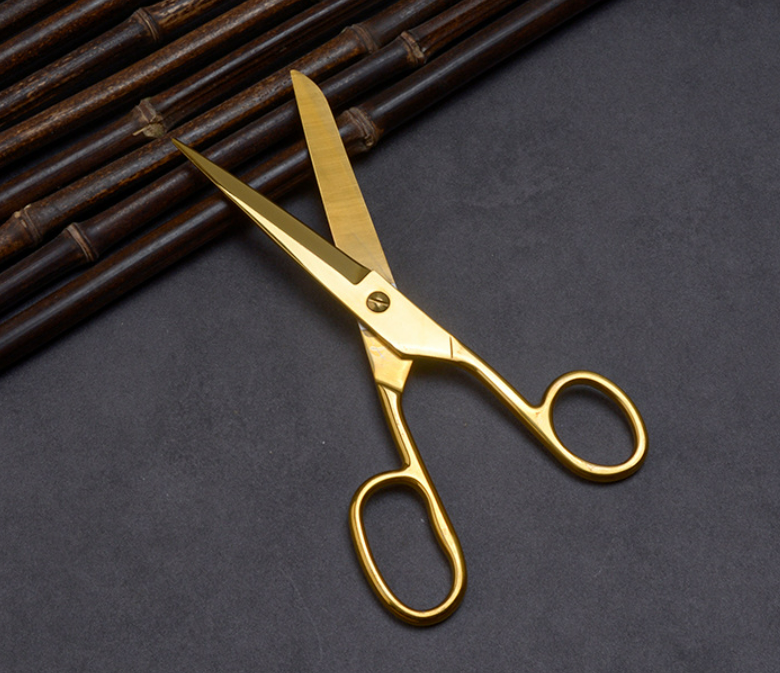 Golden Scissors Company Opening Ribbon Cutting Scissors Office Scissors ...