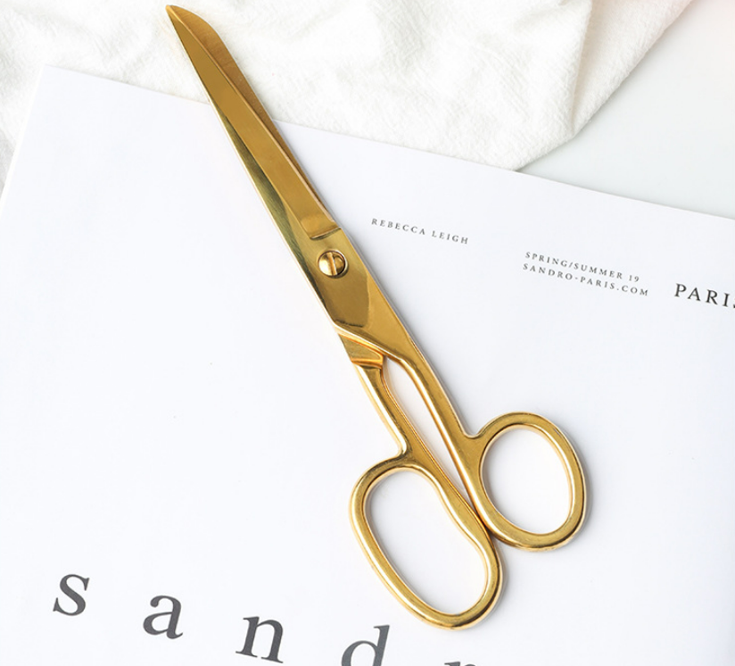 Golden Scissors Company Opening Ribbon Cutting Scissors Golden Office ...