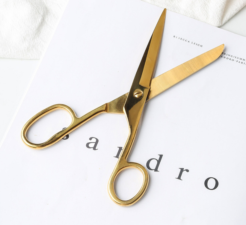 Golden Scissors Company Opening Ribbon Cutting Scissors Office Scissors ...