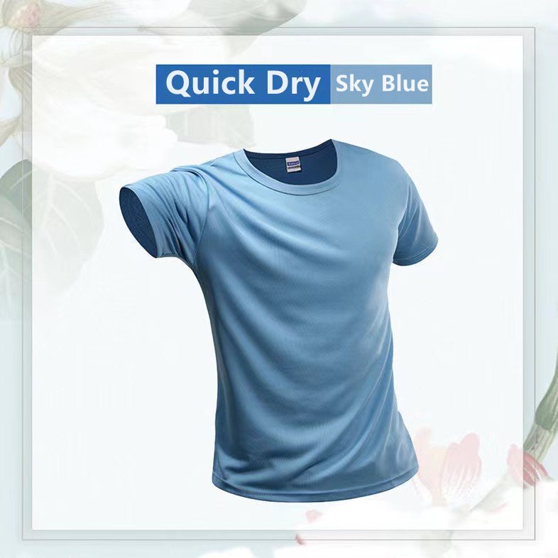 Unisex Quick Dry T-shirts Sportswear Beathable Running Top Comfort T ...