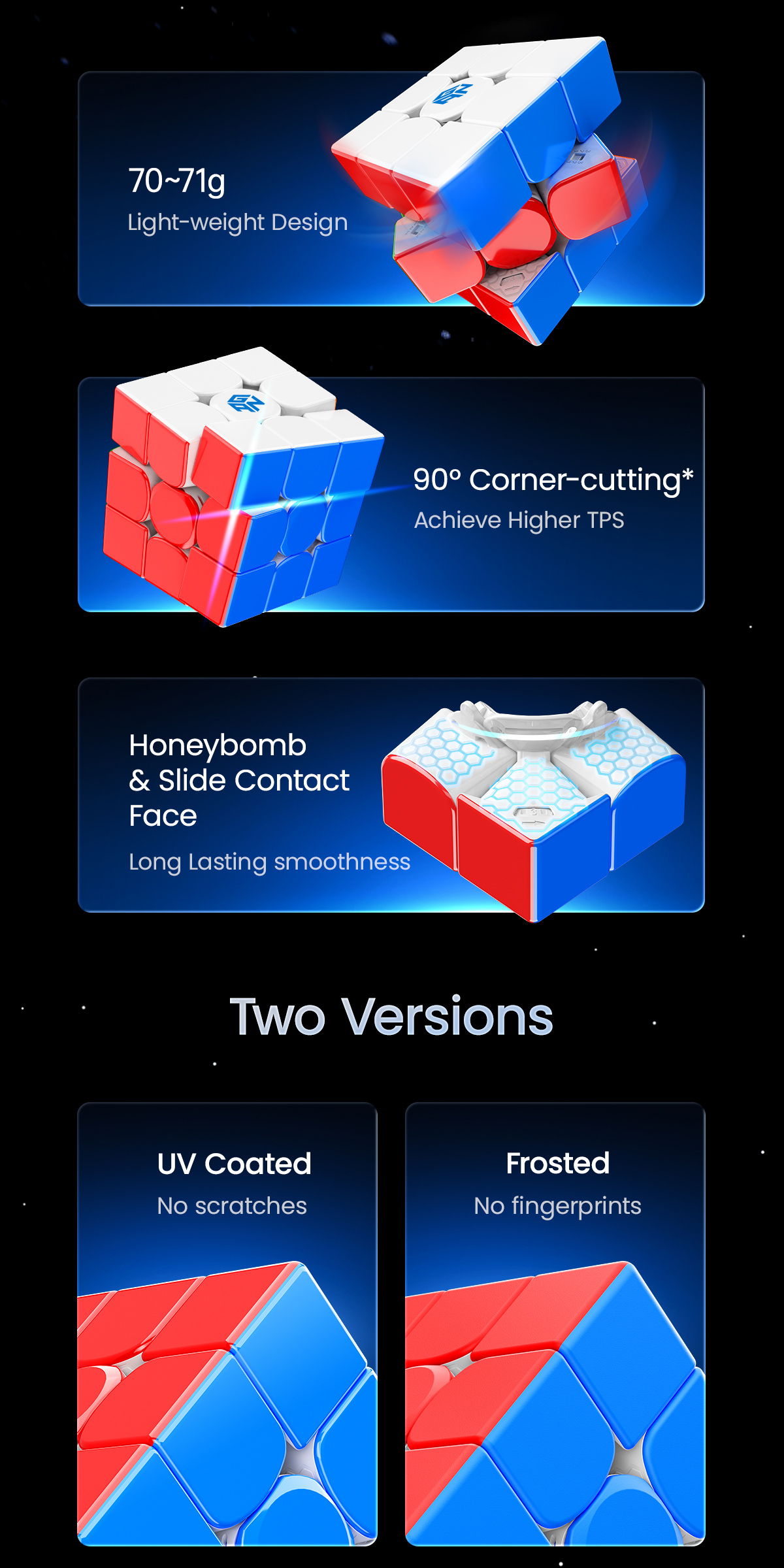 GAN 14 Maglev 3x3 Magnetic Speed Cube Competition Cube Puzzle Toys 2023 ...