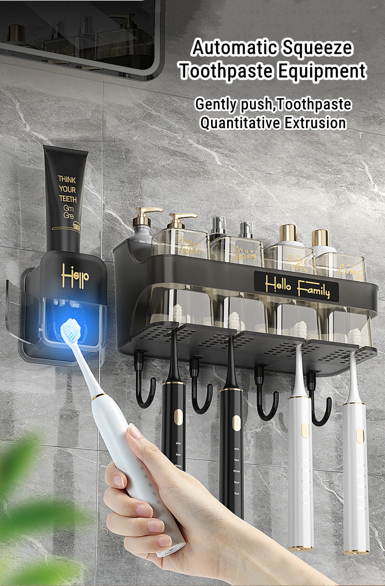 【EVA】【local delivery】Toothbrush Holder 牙刷置物架 tempat letak berus gigi ...