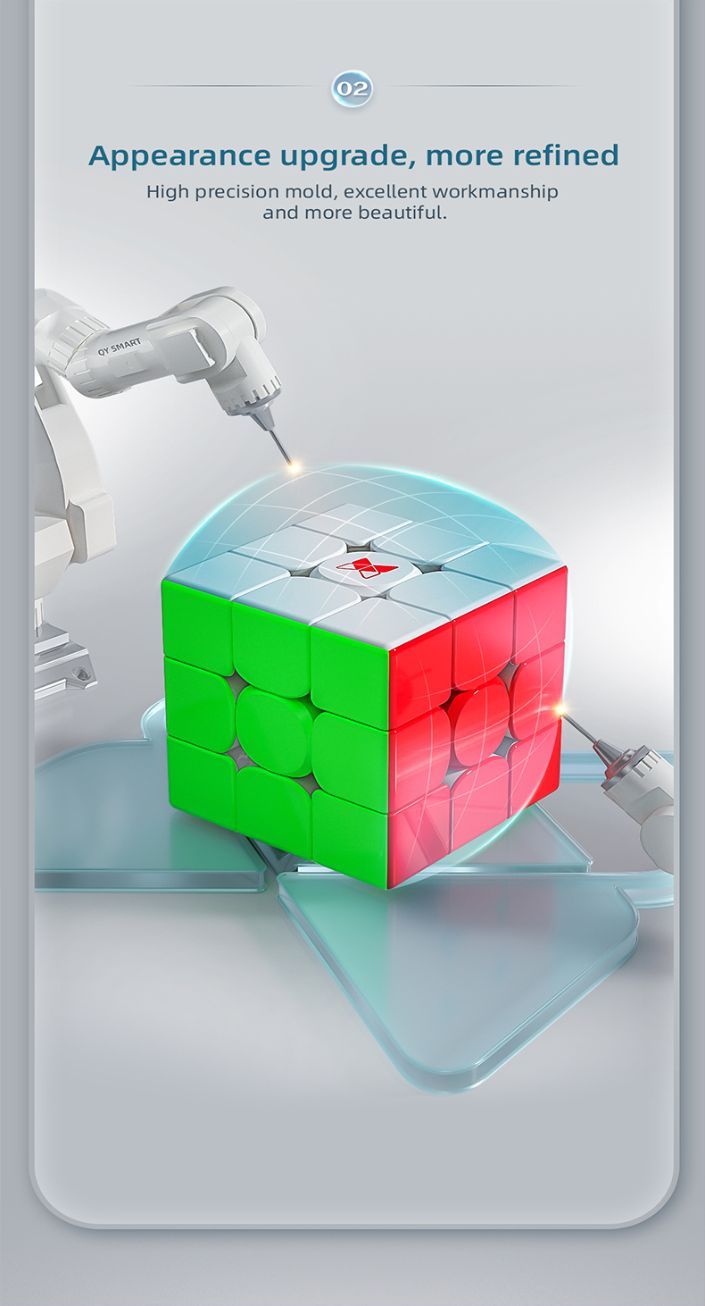 QiYi Original XMD Tornado V3M Pioneer Version UV 3x3 Speed Cube Tornado ...