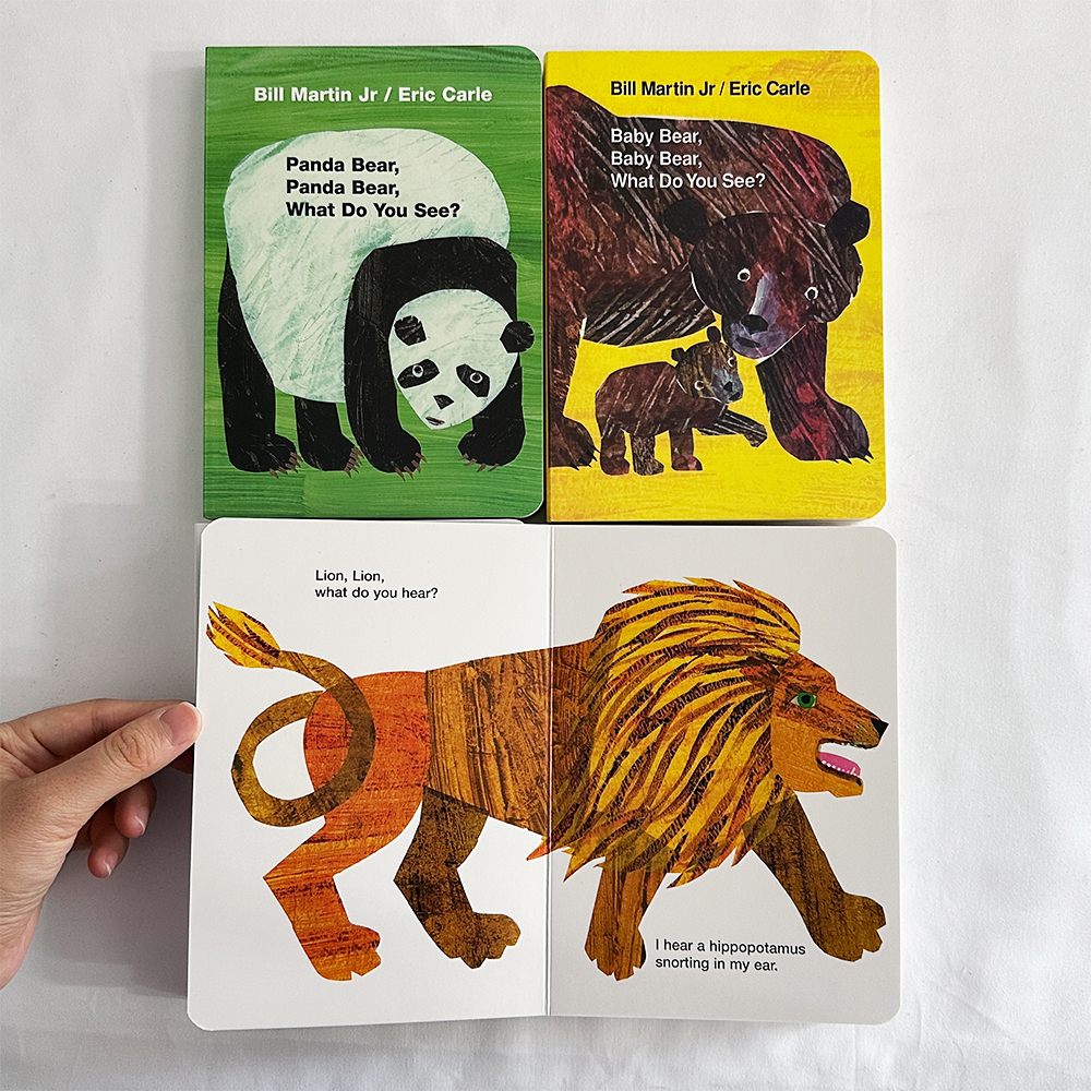 4Books/set Brown Bear Collection By Eric Carle English Picture Books ...