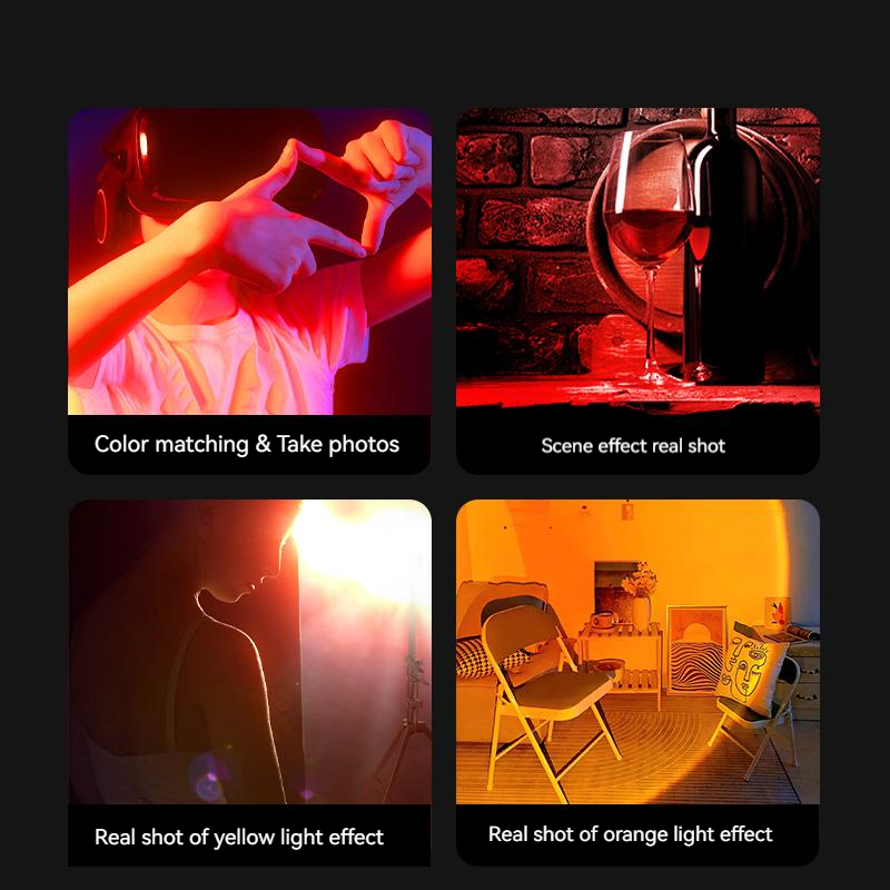 Smiling Shark SD1003 Led Torch Light Photography Flashlight RGB White ...