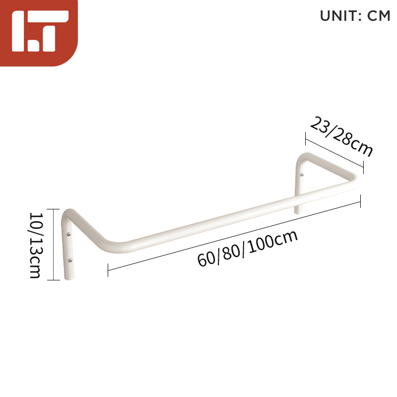 120cm Clothes Rack Clothes Bar Hanging rack Clothes hanging rack Besi ...