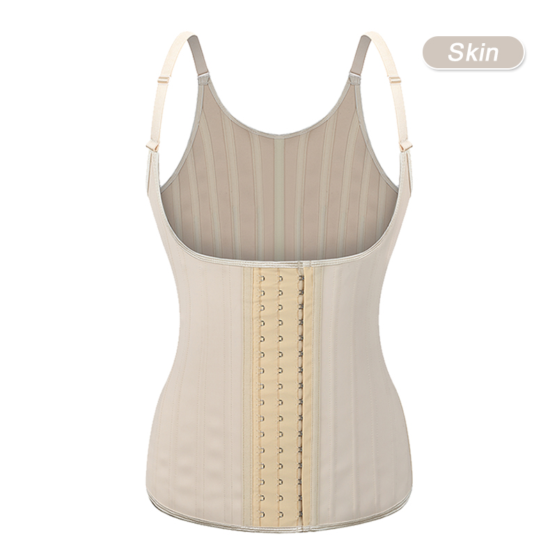 RAYA 2XS-3XL Women 25 Steel Boned Latex Corset Breathable Slimming Body ...
