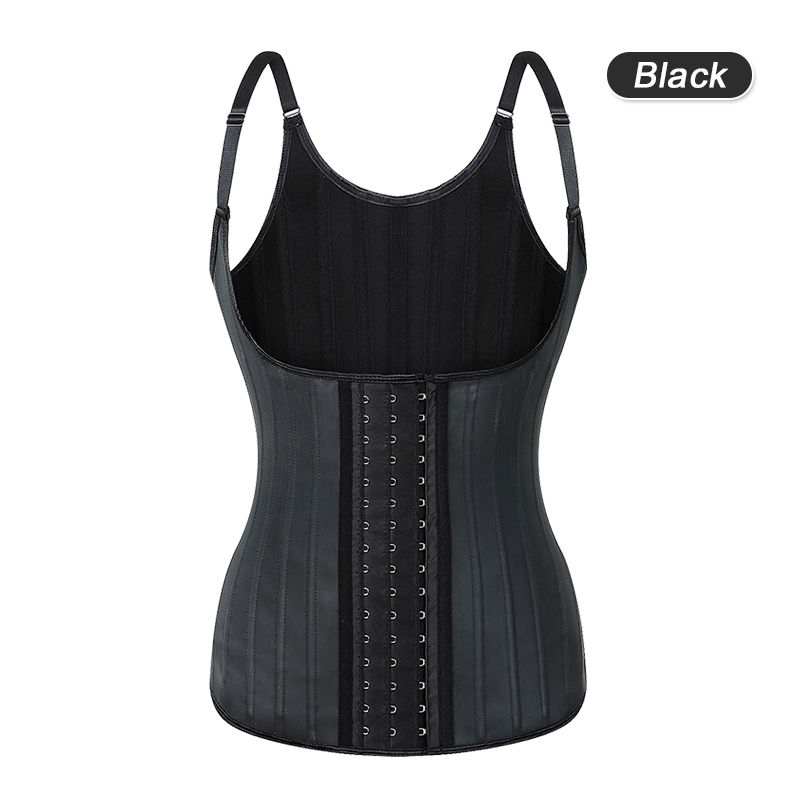 RAYA 2XS-3XL Women 25 Steel Boned Latex Corset Breathable Slimming Body ...