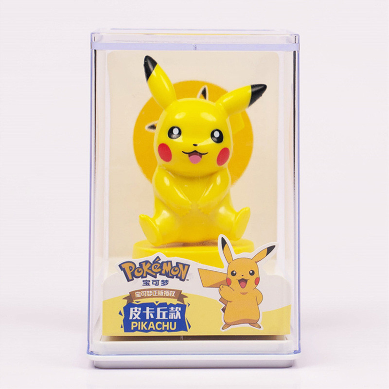 Pokemon Anime Figure Acrylic Display Box Pikachu Cubone Eevee ...
