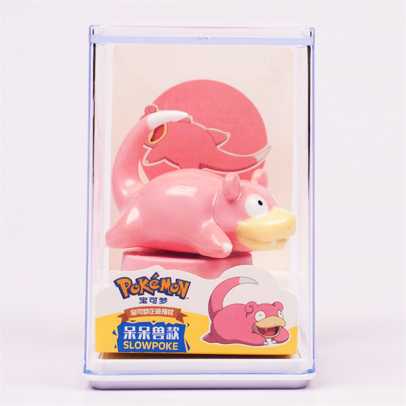 Pokemon Anime Figure Acrylic Display Box Pikachu Cubone Eevee ...