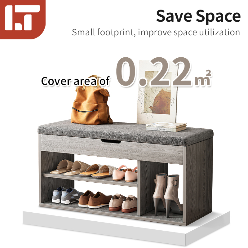 Shoe Cabinet with Cushion Sofa Shoe Rack Modern Shoes Storage Cabinet ...
