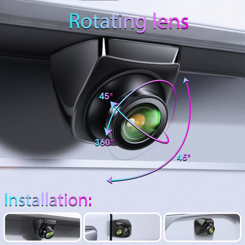 (Local Shipment) 170 º Night Vision Car Rear View Camera 4 Pin AHD ...