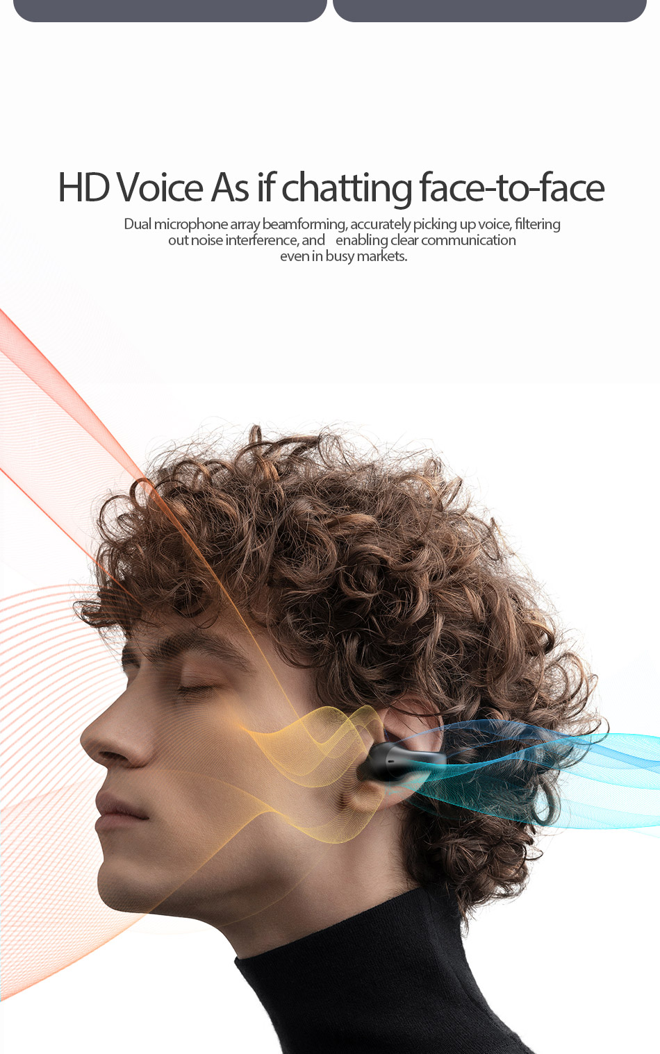 Monster Open Ear 200 Bone Conduction Earphone Bluetooth Wireless Sports ...