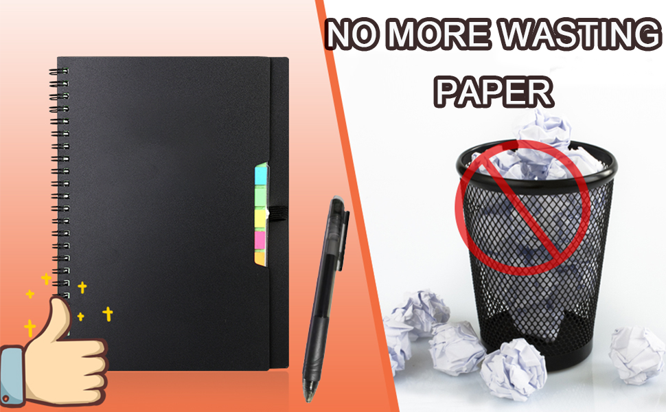 Smart Reusable Notebook - Reusable & Erasable Dot-Grid Eco-Friendly ...