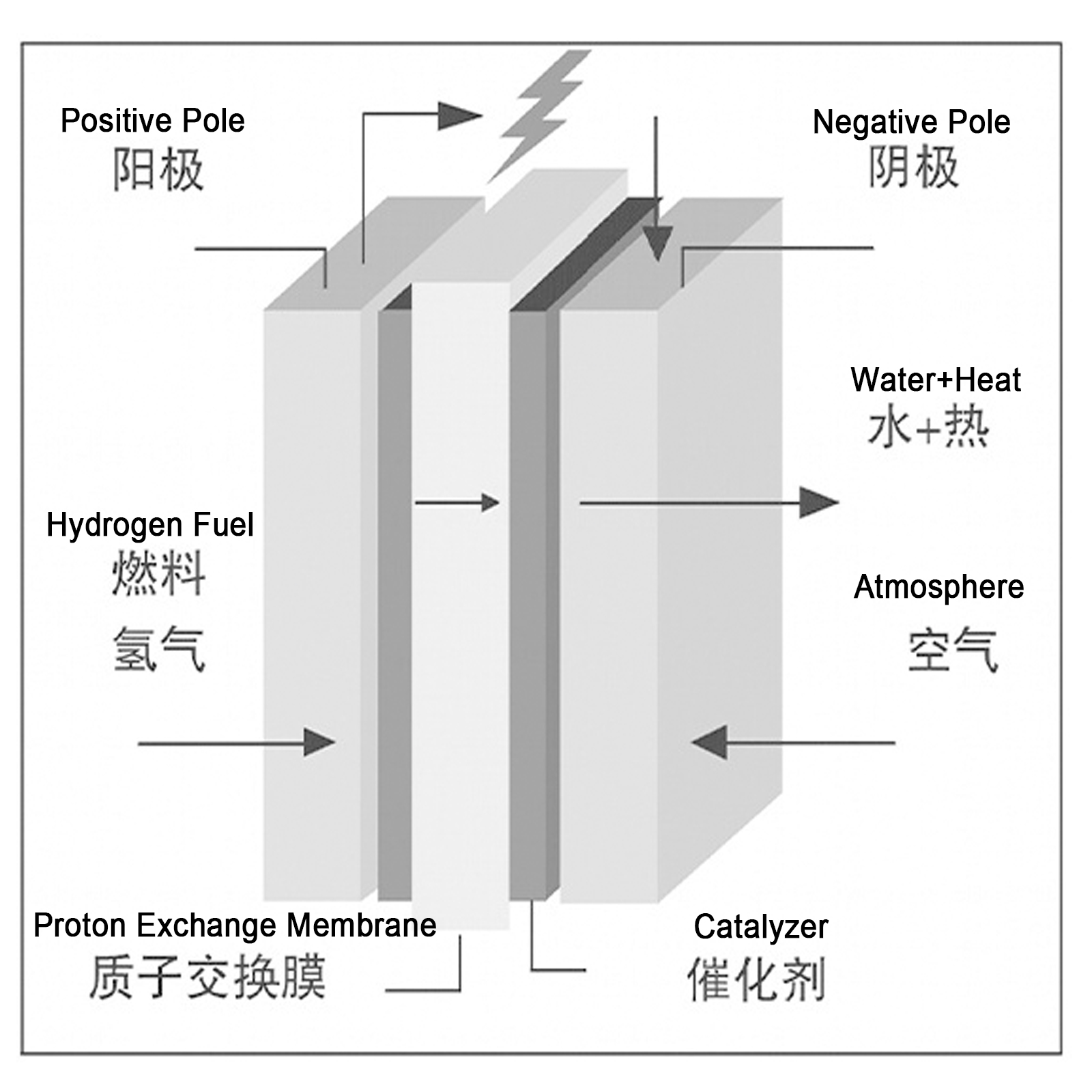 Hydrogen fuel cell tester experiment fuel cell PEM water electrolyser ...