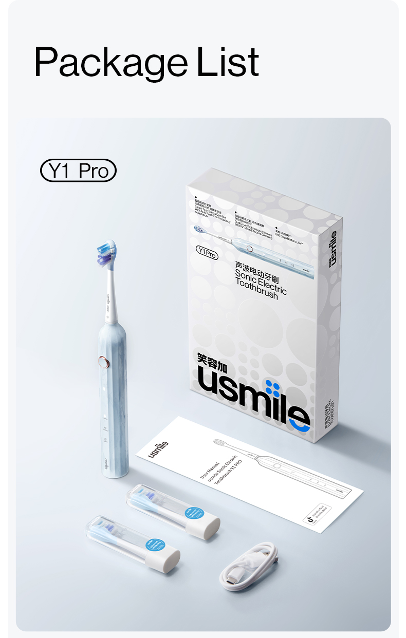 usmile Y1 Pro Superclea Sonic Electric Toothbrush | Deep Cleaning Technology | 2 Mins Timer ...
