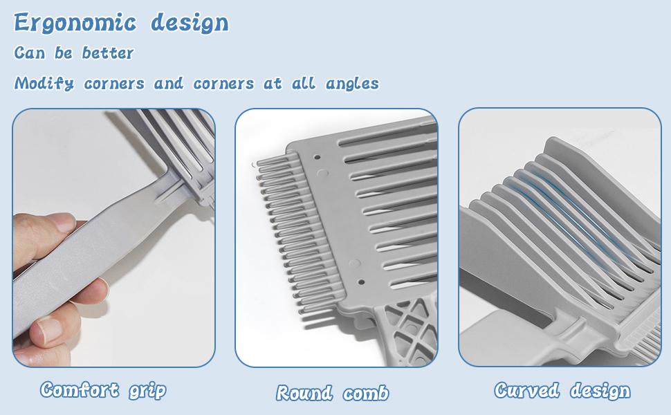 Hair Clipper Guide Comb Flat Top Comb Clipper Curved Positioning Comb ...