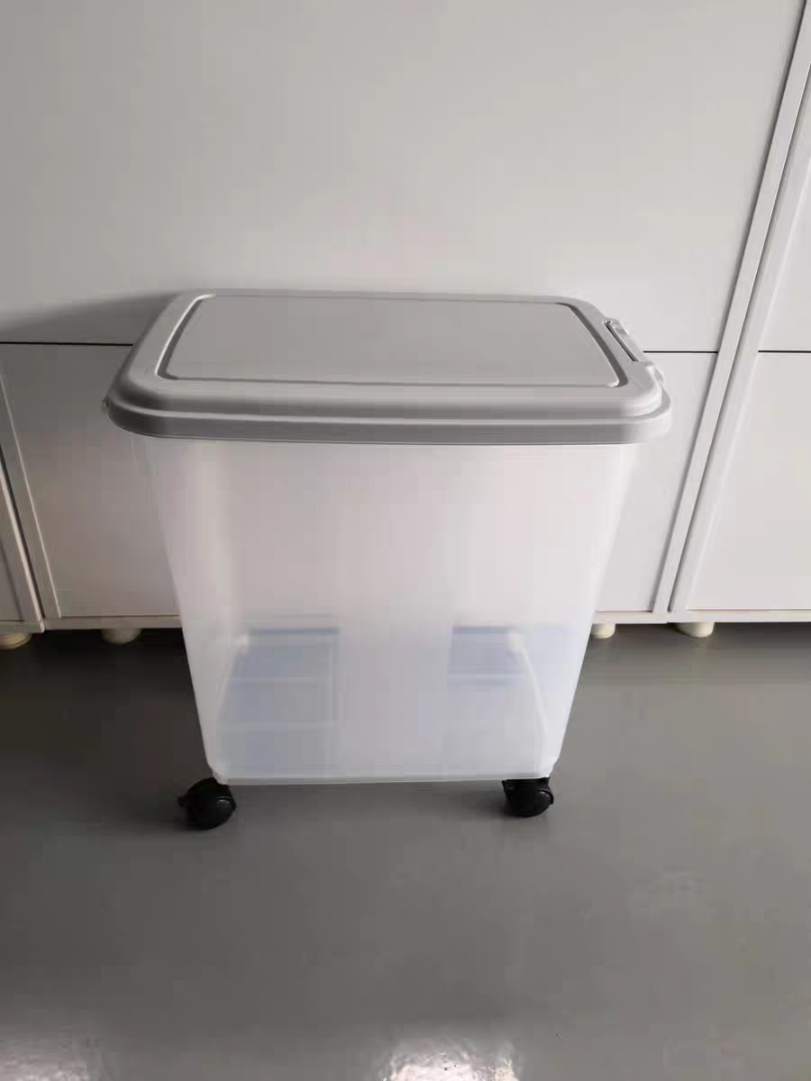 Rice Storage Bucket 13kg 25kg Grains Bucket Moisture-proof Sealed ...