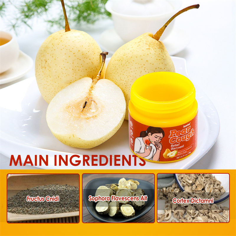 Pear Cough Cream Vitamin Clearing Heat Resolving Phlegm Bronchitis ...