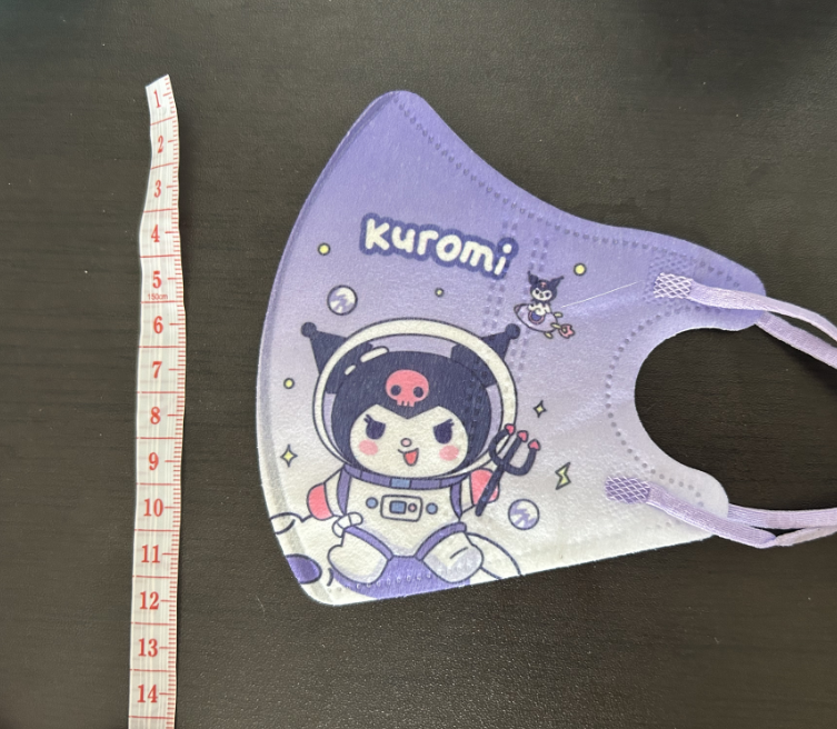 【3-12 years old】 30pcs Sanrio 3D mask Kuromi cartoon Dust christmas ...