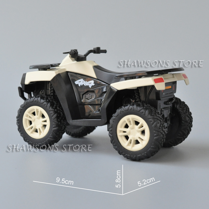1:24 Scale Diecast Model ATV Toys All Terrain Vehicle Quad Bike Pull ...
