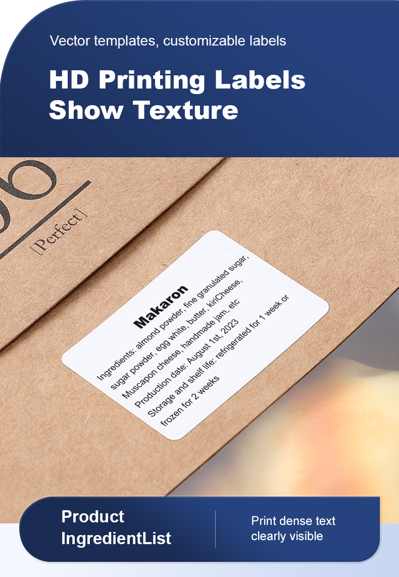 CLABEL 230B HD Label Printer, Sticker Printer, 300DPI Label Maker, Mini ...