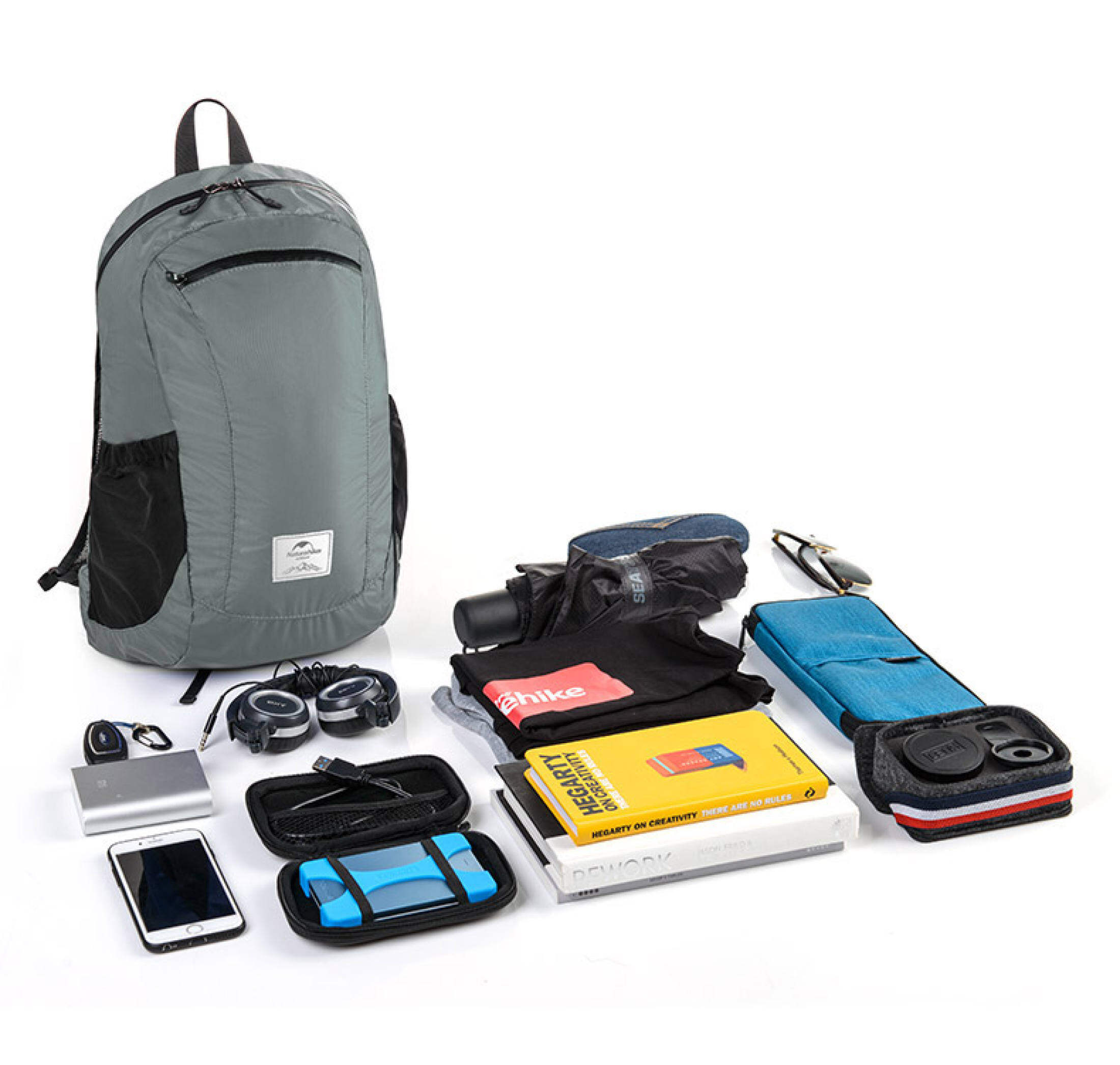 Naturehike Waterproof Foldable Nylon Backpack 18 Liters | Shopee Malaysia