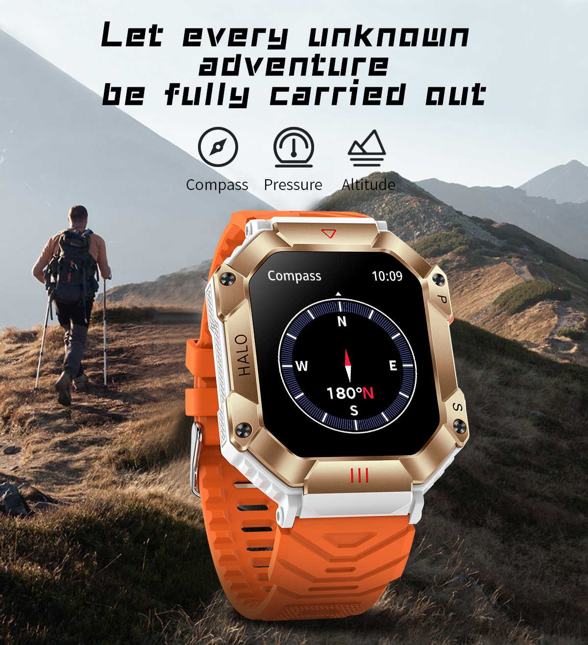 GEJIAN 2024 New Durable Military Smart Watch Men Xiaomi Android Ios ...
