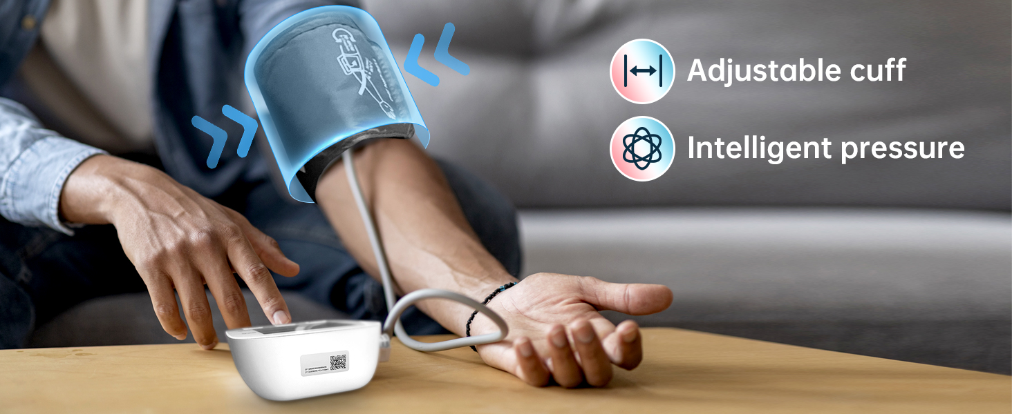 HealthTree Blood Pressure Monitor Sphygmomanometer Electronic BP Cuff ...