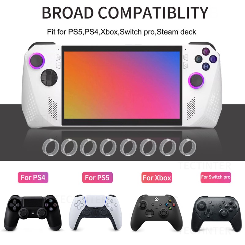 4pcs/8pcs Elastic Protective Rocker Rubber Ring for PS5/ PS4/ XBOX ...