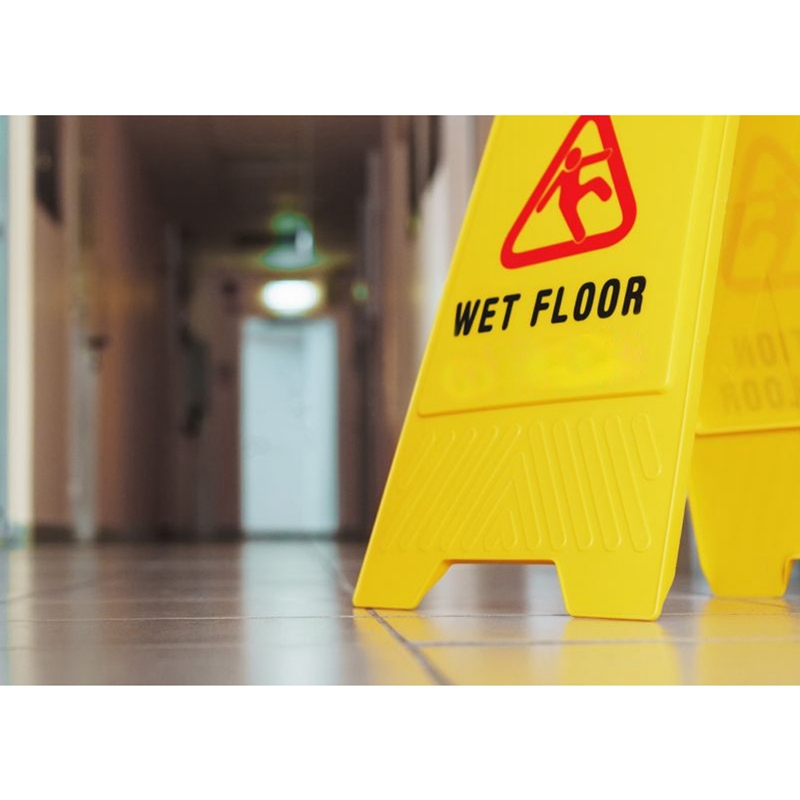 【Local shipment】Yellow Foldable Floor Sign/Signboard SLIPPERY WET FLOOR ...